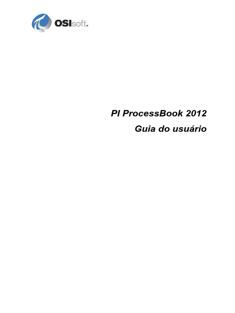 PI ProcessBook 2012 User Guide PT | PDF | Janela (informática) | Atalho ...