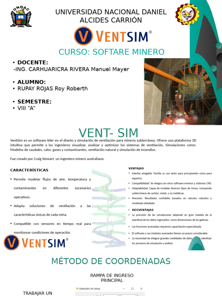 Ventsim Software | PDF | Falla (geología) | Minería