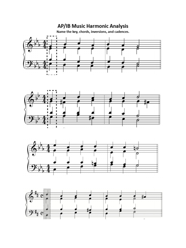 AP - IB Harmonic Analysis | PDF