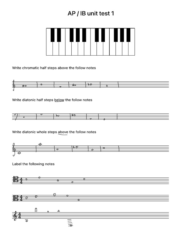 AP IB Review Sheet | PDF
