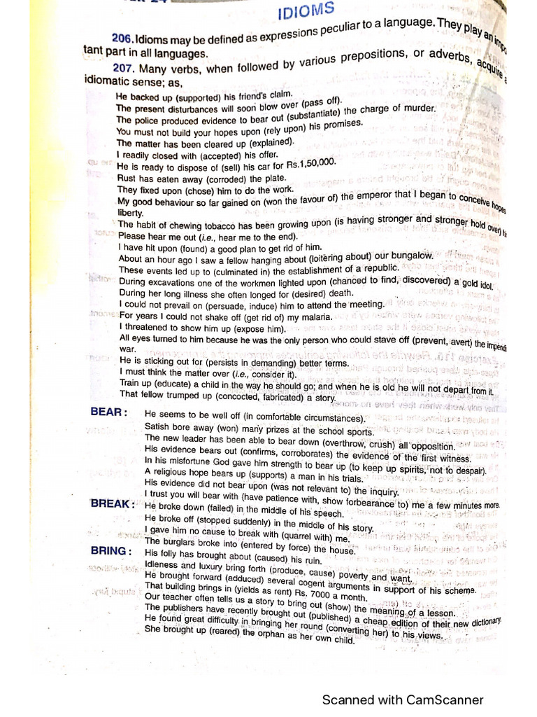 A to Z idiom based preps | PDF