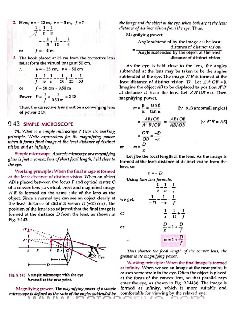 Ray Optics Devices | PDF