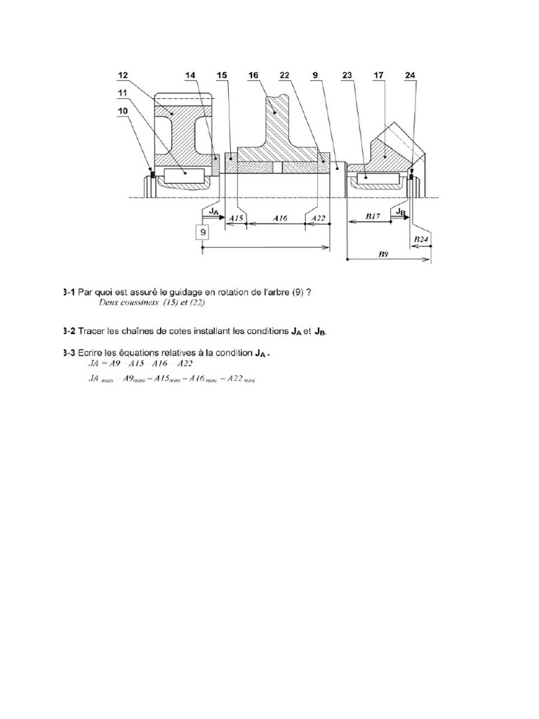 Exercice Cotation Fonctionnelle | PDF