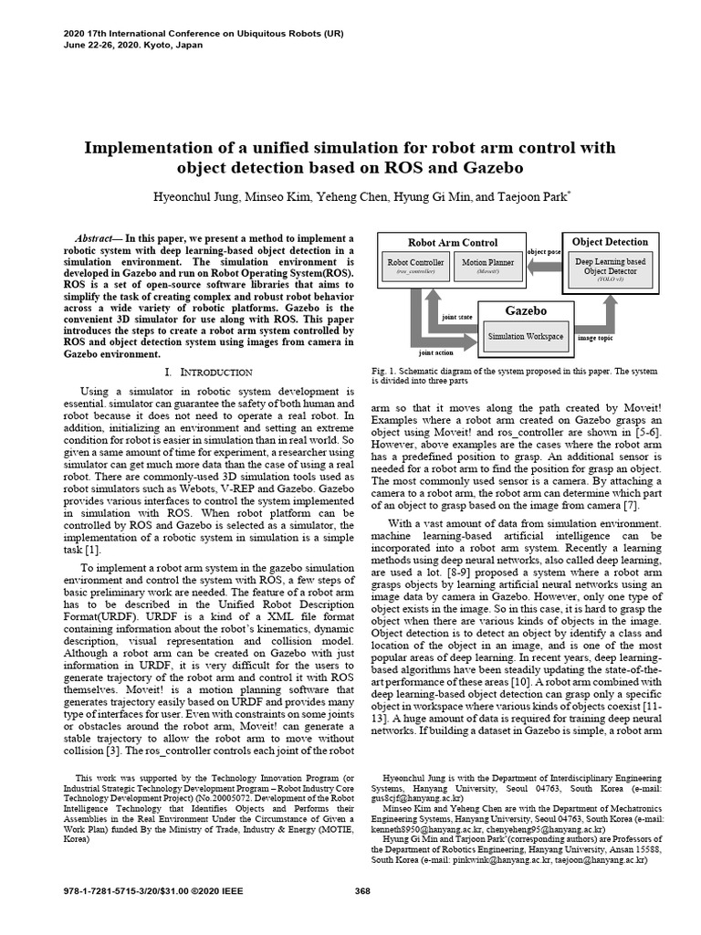 robot arm control | PDF | Deep Learning | Robot