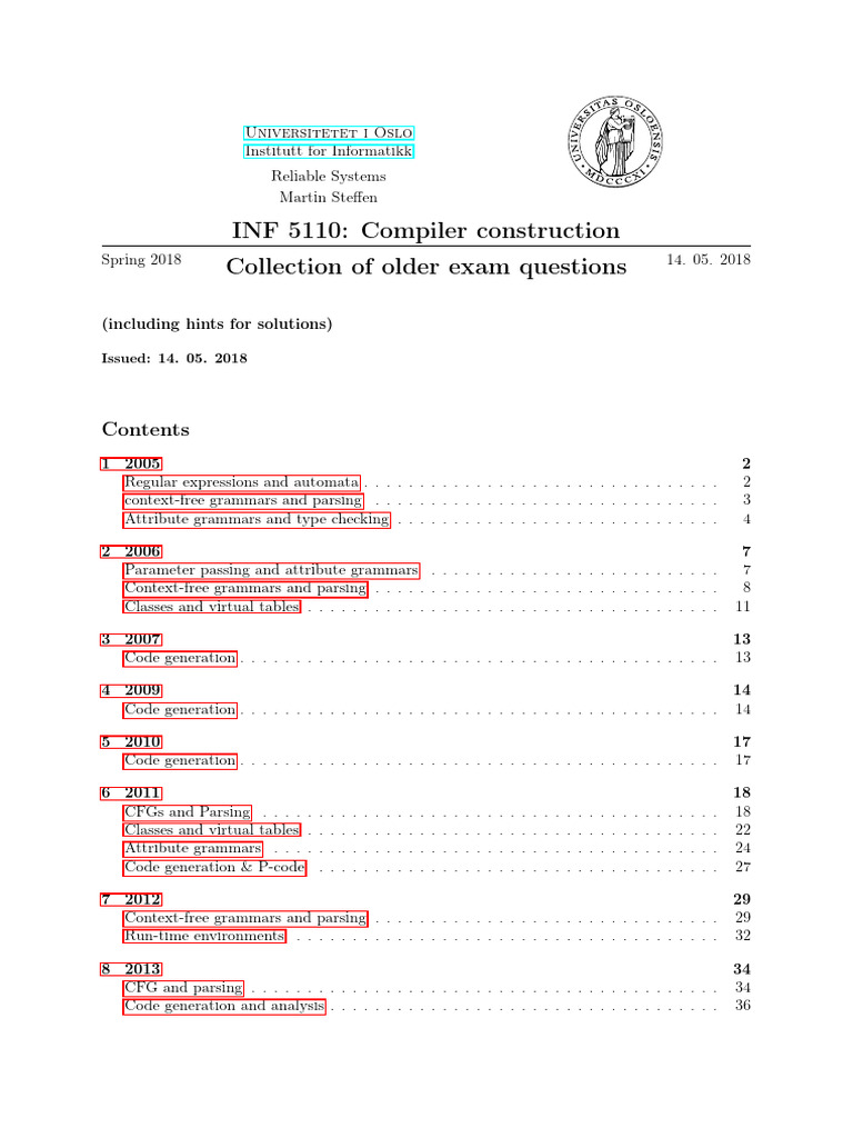 Examcollection Older Hints | PDF | Parameter (Computer Programming ...