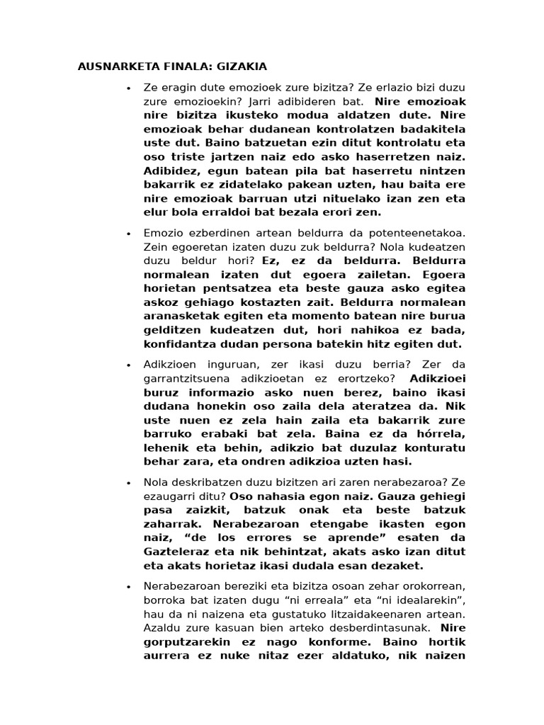 Ausnarketa Finala | PDF