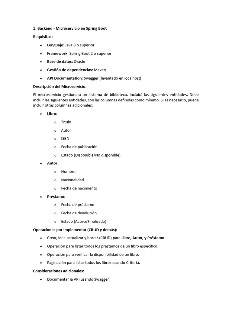 Reto Técnico - SSR 2 | PDF | Programación de computadoras | Ingeniería de software