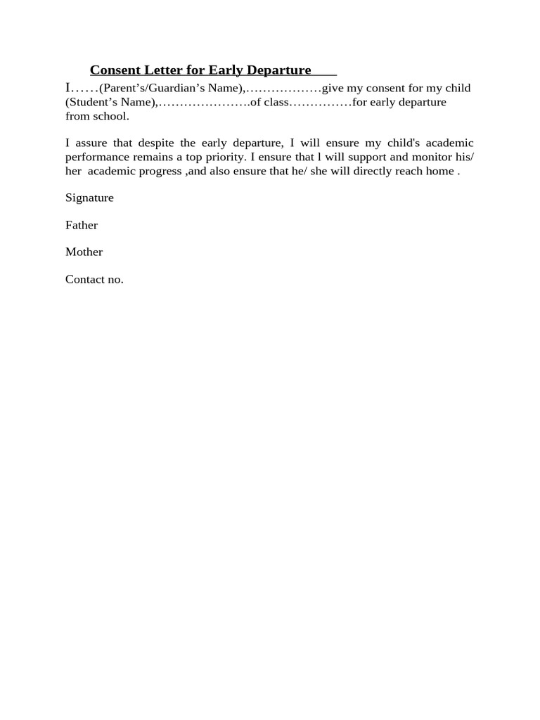 Consent Letter | PDF