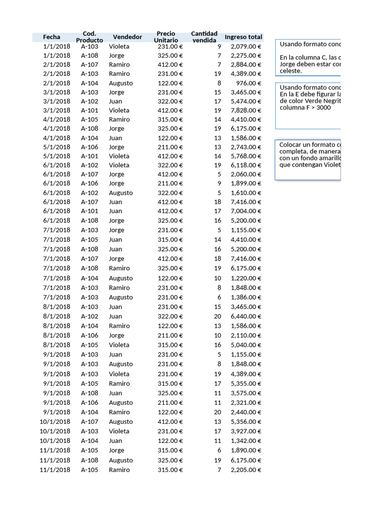 02 Formato Condicional-Fechas | PDF