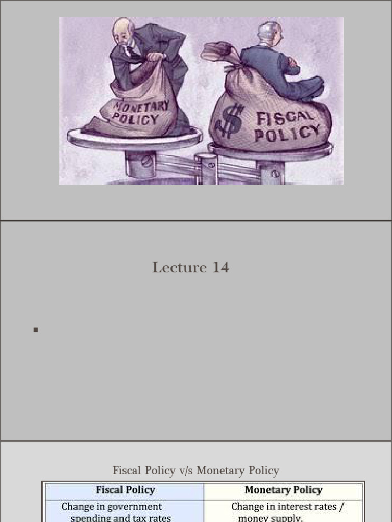 Lec - 14 - Fiscal + Monetary Policy (AD+as Approach) | PDF | Fiscal ...