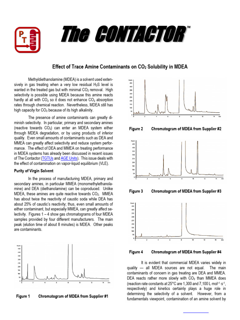 Contactor Vol_13 No_12 (Effect of Trace DEA and MMEA on Acid Gas Solubility in MDEA) | PDF ...