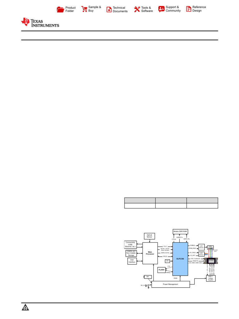 DLPC 300 | PDF | Flash Memory | Computer Data Storage