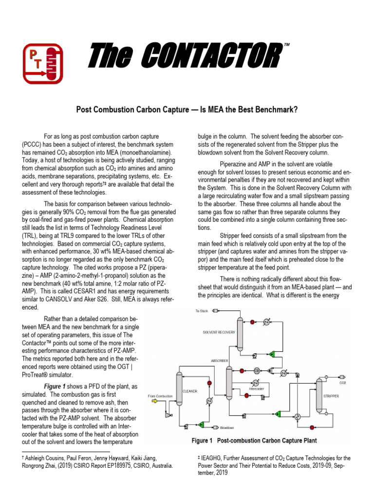 Contactor Vol - 16 No - 03 (MEA Standard) | PDF | Carbon Dioxide ...