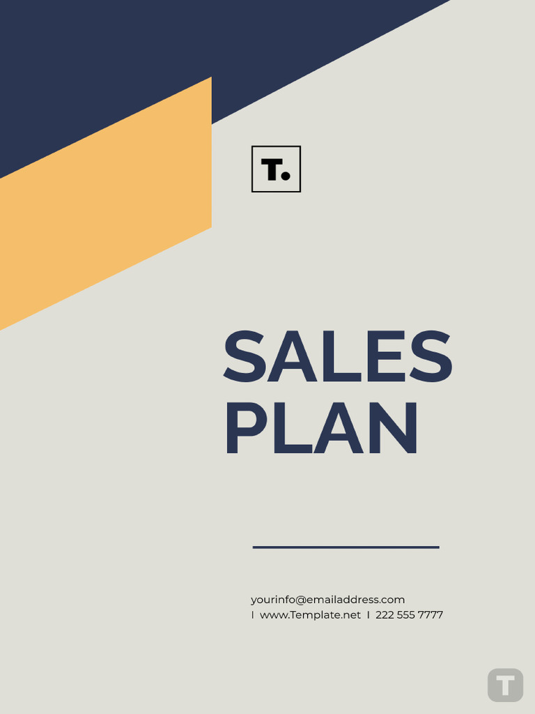Sales Plan Template | PDF