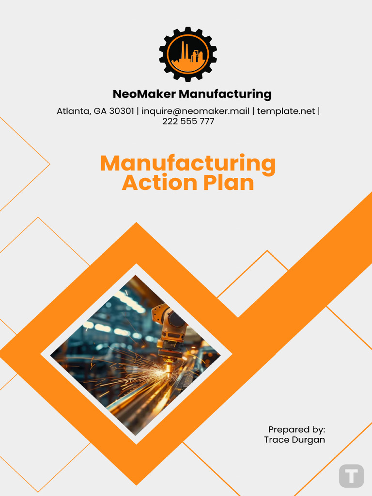Manufacturing Action Plan Template | PDF