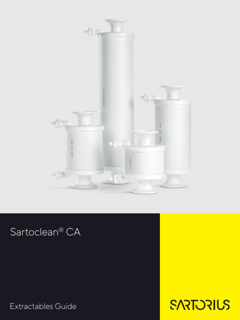 Sartoclean Ca Extractables Gui | PDF | High Performance Liquid ...