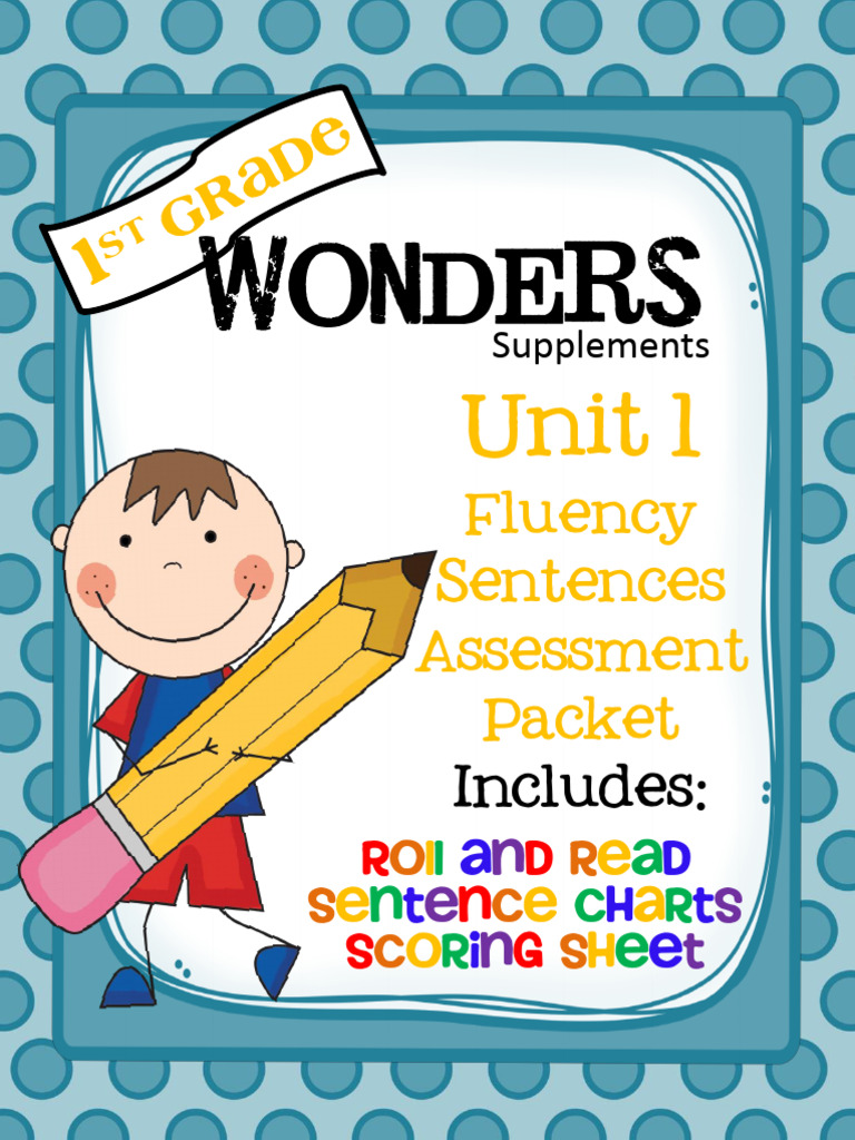 1st Grade Fluency Assessment Packet | PDF