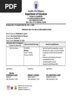 Daily Teacher Activity Log | PDF