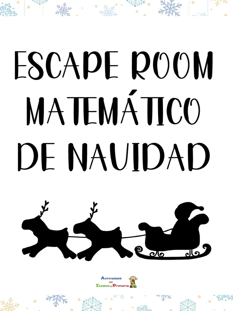 Escape-room-matematico-Navidad-1 | PDF