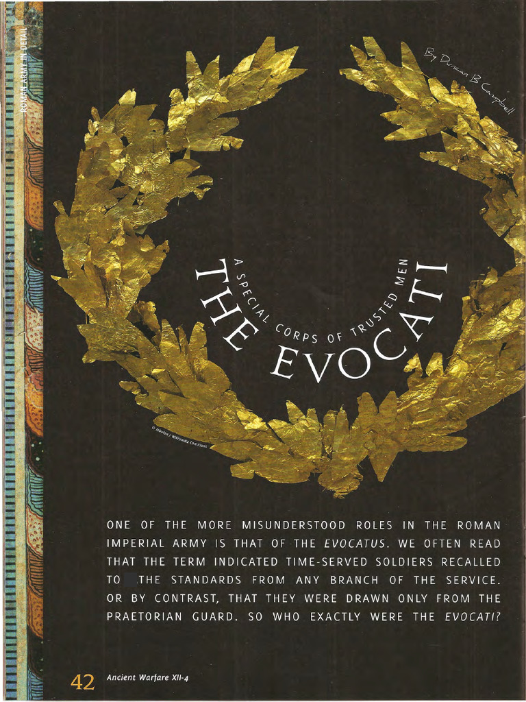 CAMPBELL Evocati | PDF | Roman Legion | Augustus