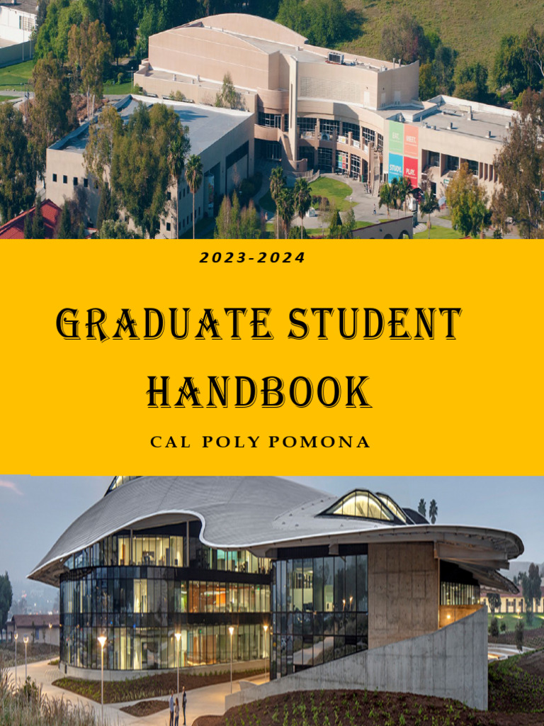 Cal Poly Pomona Graduate Handbook 2023-24 | PDF | Thesis | Academic Degree
