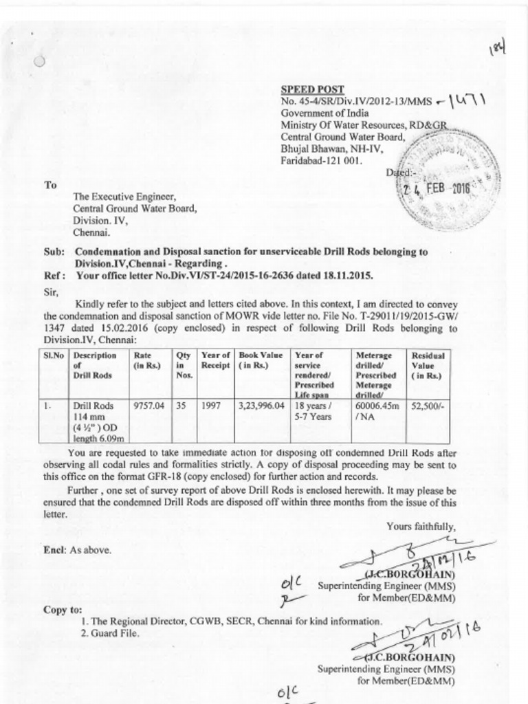 Drill Rod Survey Sample Case | PDF
