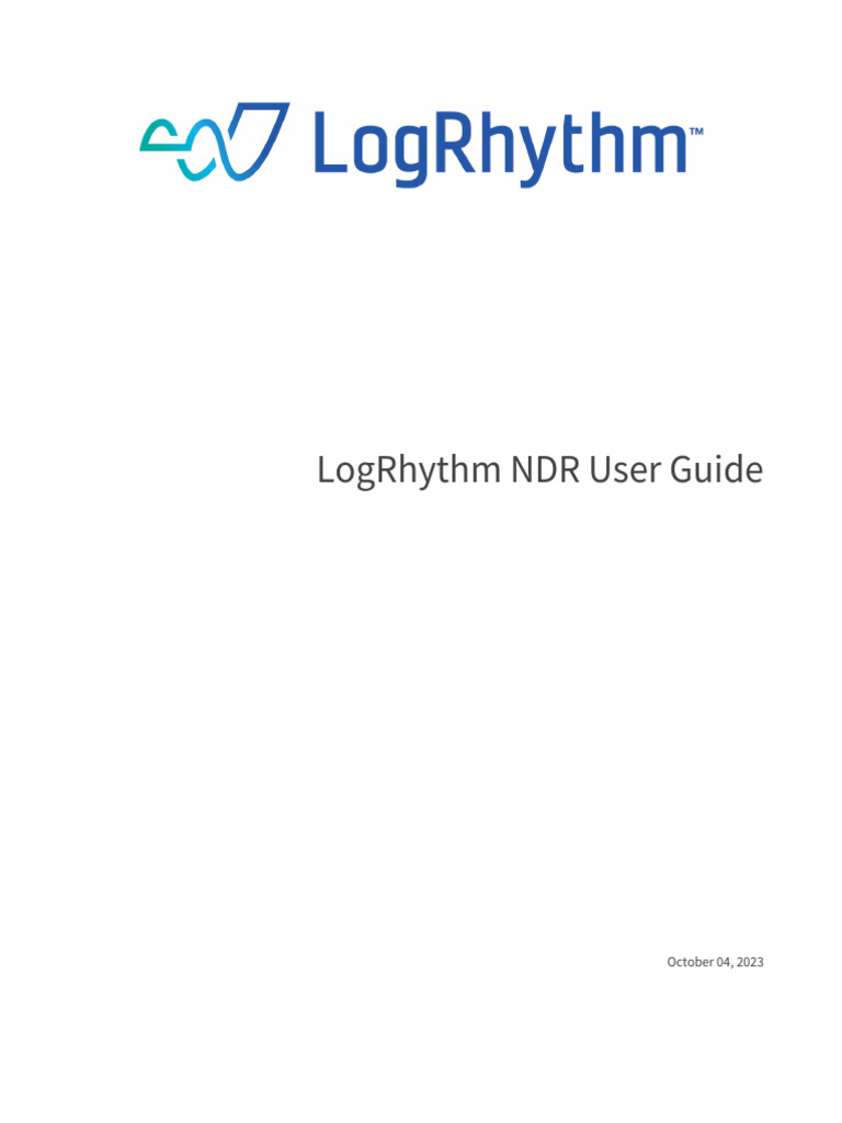 LogRhythm-NDR-User-Guide-(New-UI)-RevD-1 | PDF | Transport Layer ...