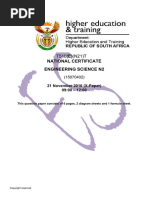 N4 Engineering Science February 2022 Question Paper | PDF ...