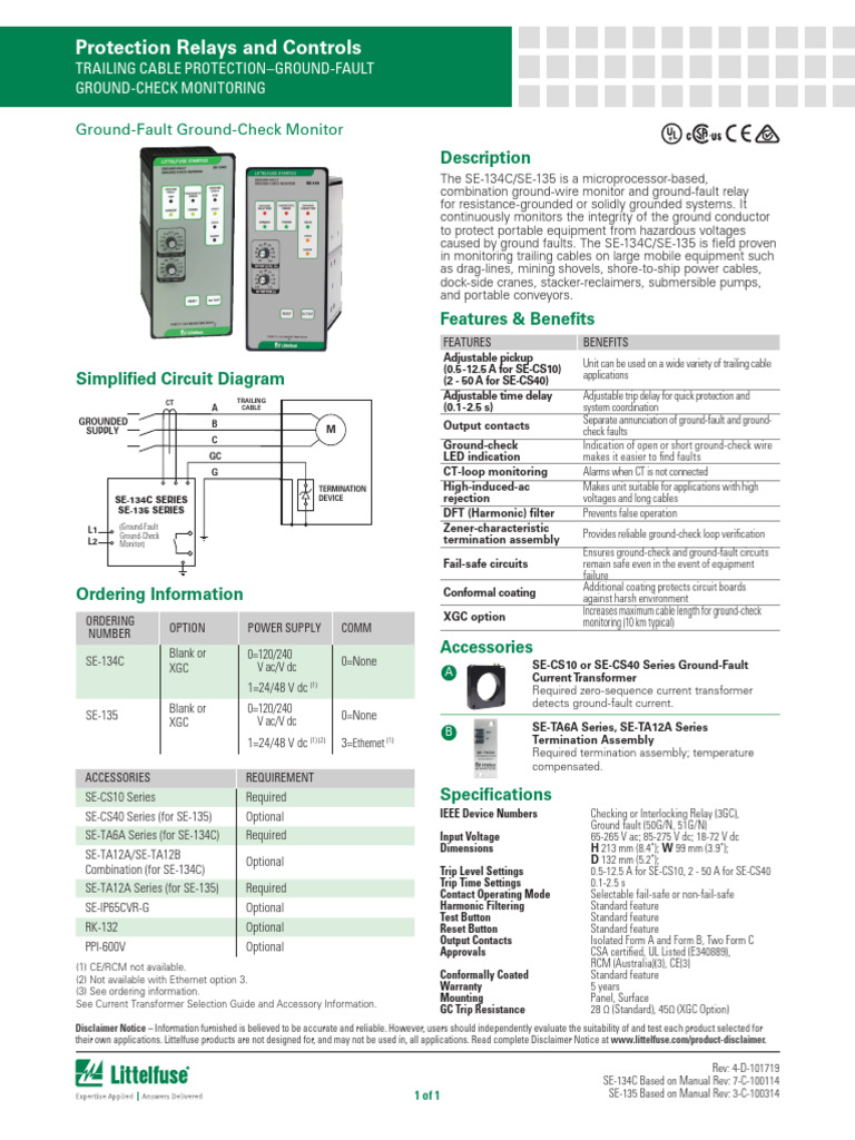 Ground-Fault Relay and Monitor Systems | PDF | Power Supply | Power ...