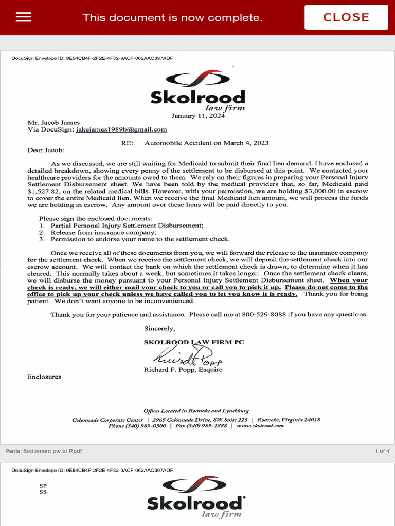 Review and Sign Document(s) DocuSign | PDF