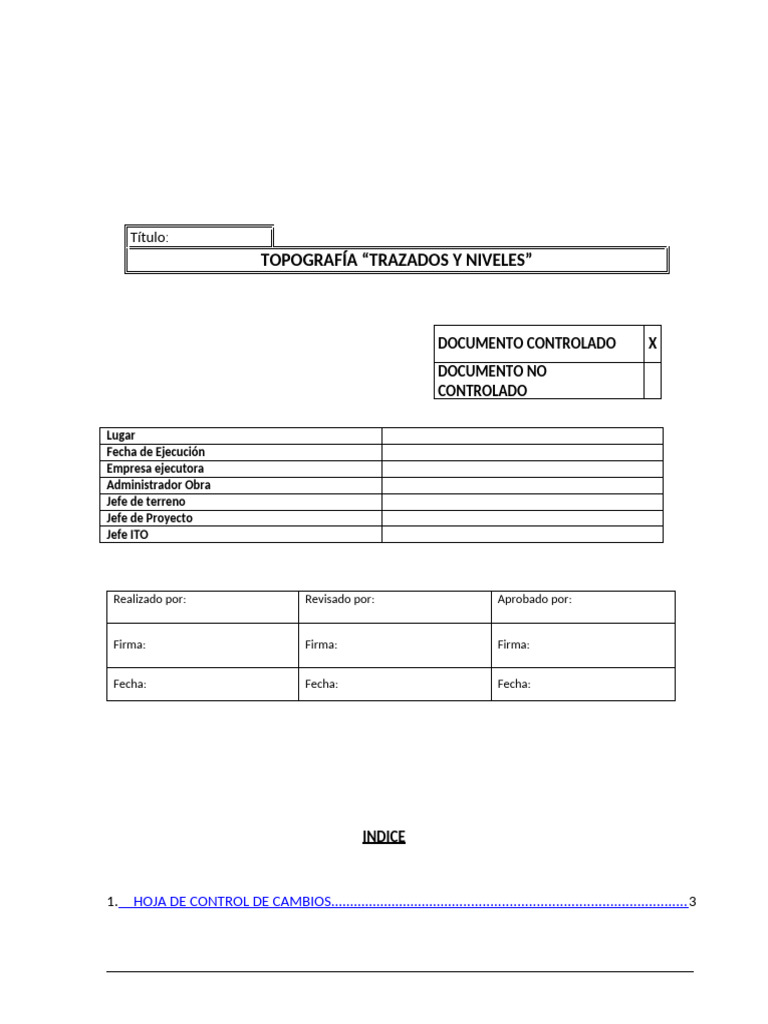 24.Trazado-y-Niveles | PDF | Topografía | Herramientas
