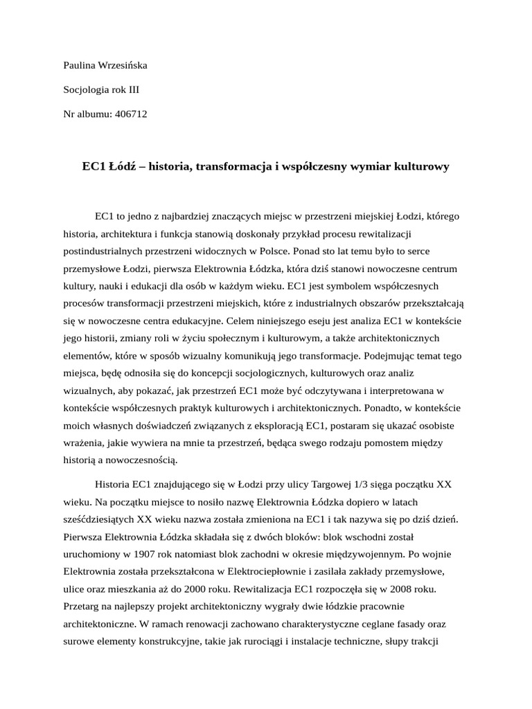 ec1 esej | PDF