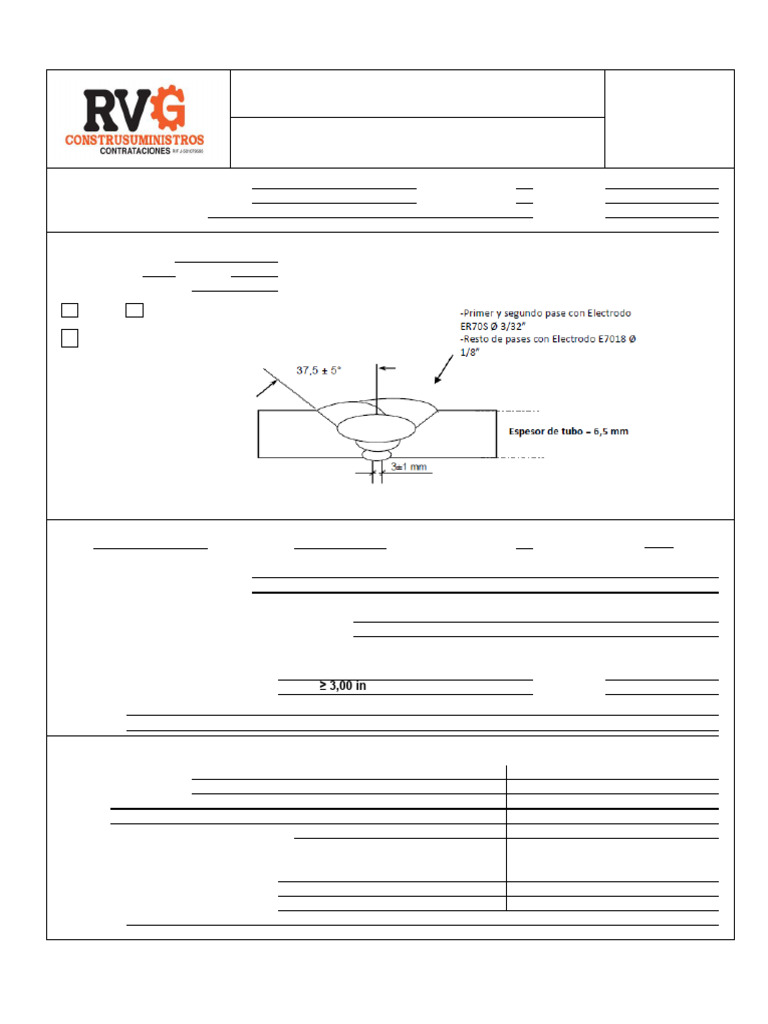 WPS 2021 002 a Tubo a Tubo | PDF | Soldadura | Construcción