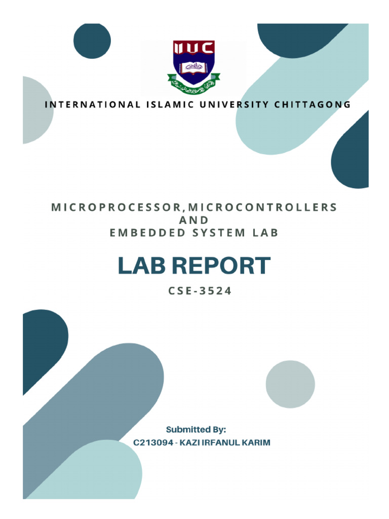 Mplab Report Kazi | PDF | Assembly Language | Software Engineering
