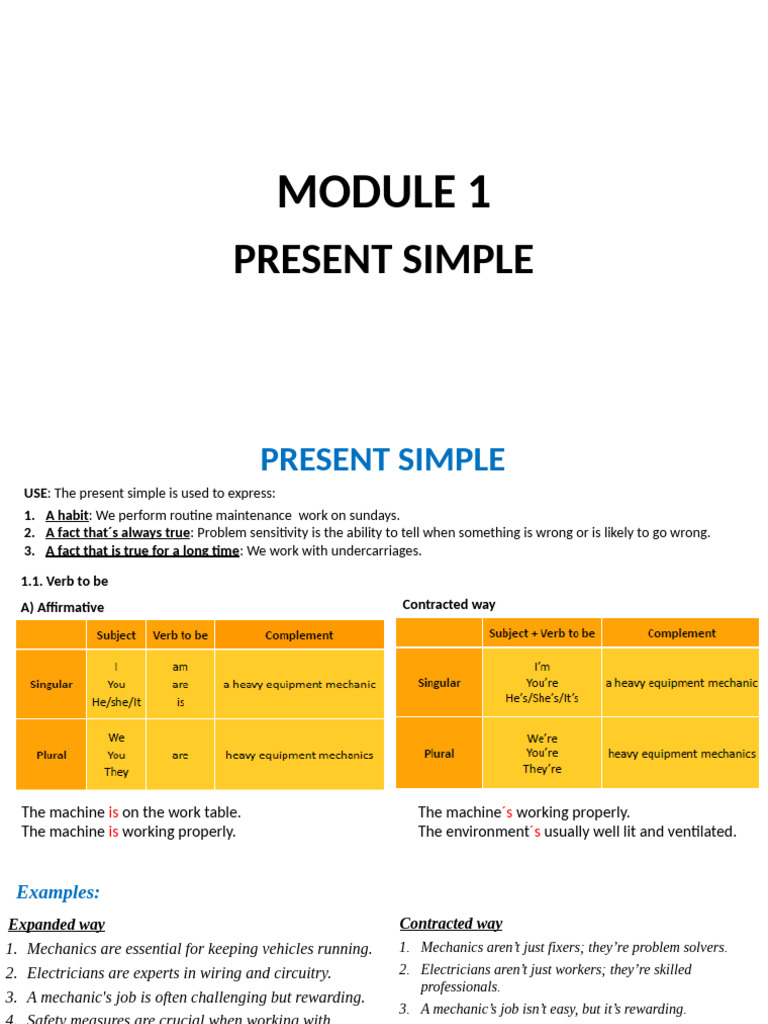 1. MODULE 1_Grammar | PDF | Electrician | Electricity