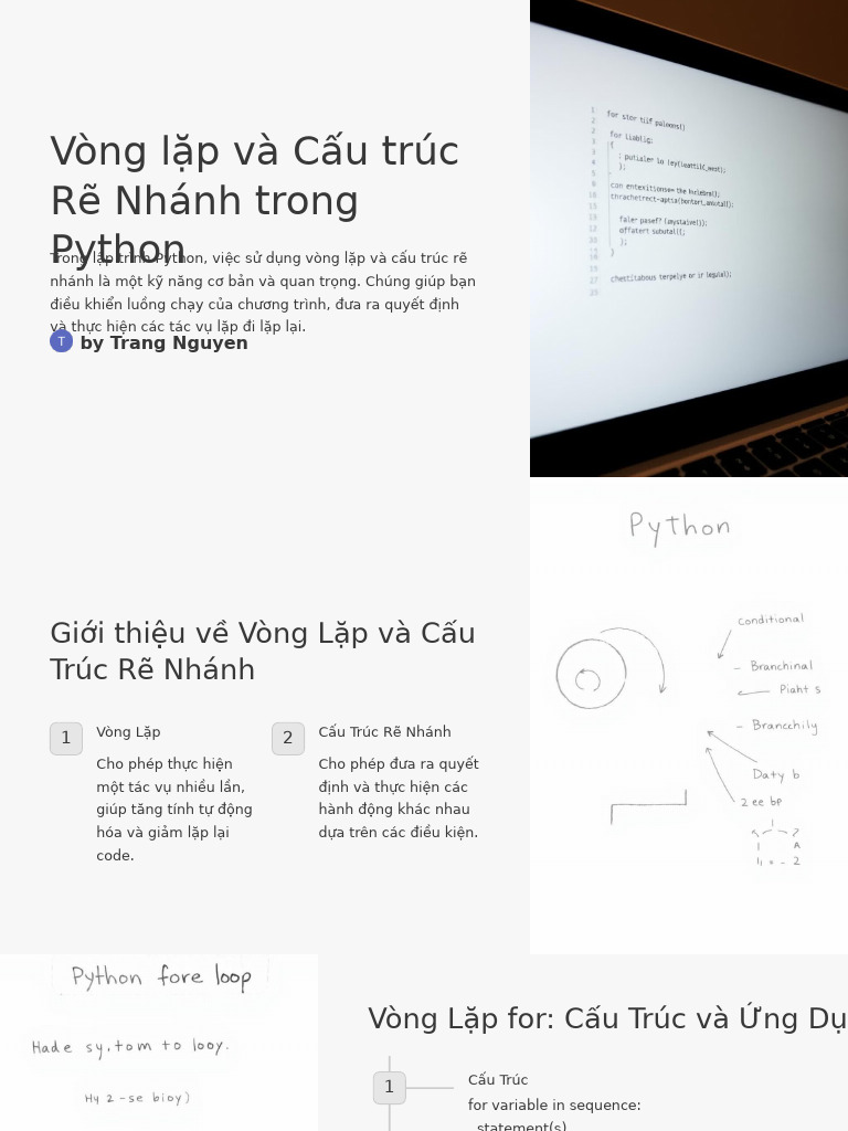 2Vong Lap Va Cau Truc Re Nhanh Trong Python (3) | PDF