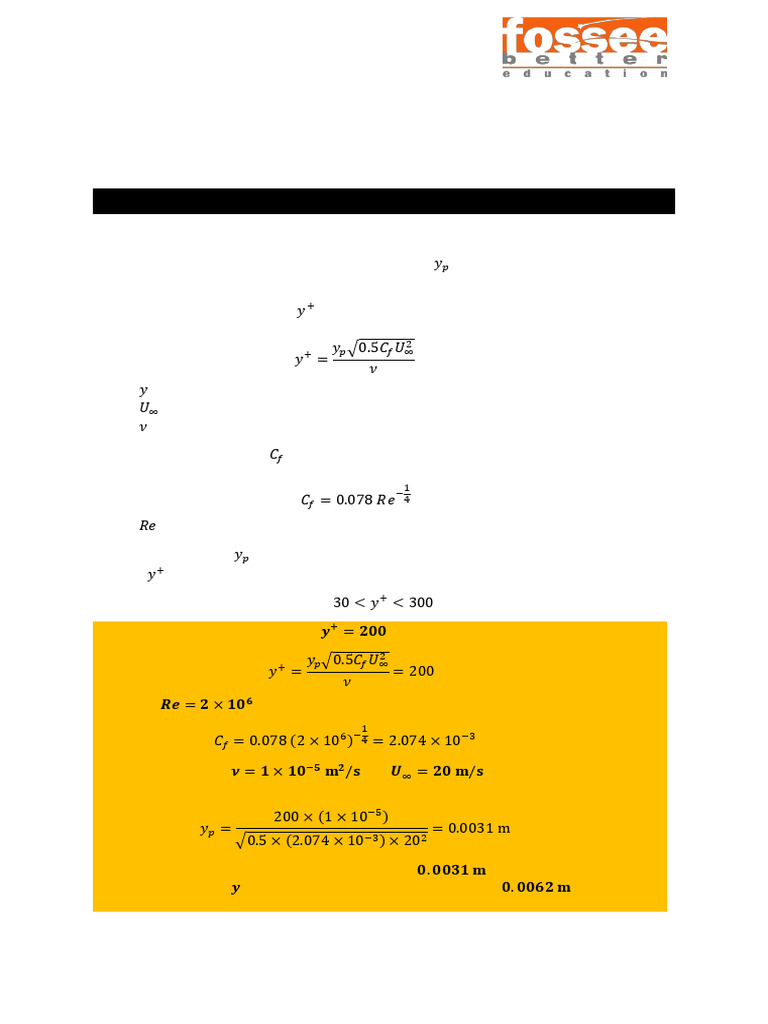Turbulence Modelling in OpenFOAM Additionalmaterial | PDF | Turbulence | Reynolds Number