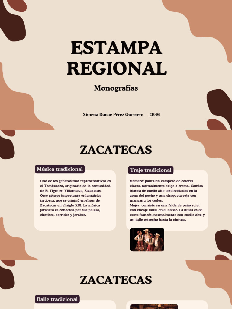 Estampa Regional - Ximena Danae Pérez Guerrero | PDF