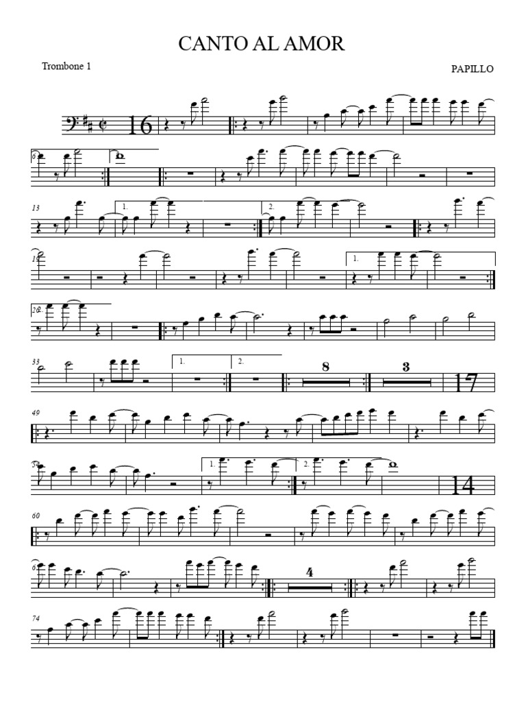 Canto Al Amor TRB 1 | PDF