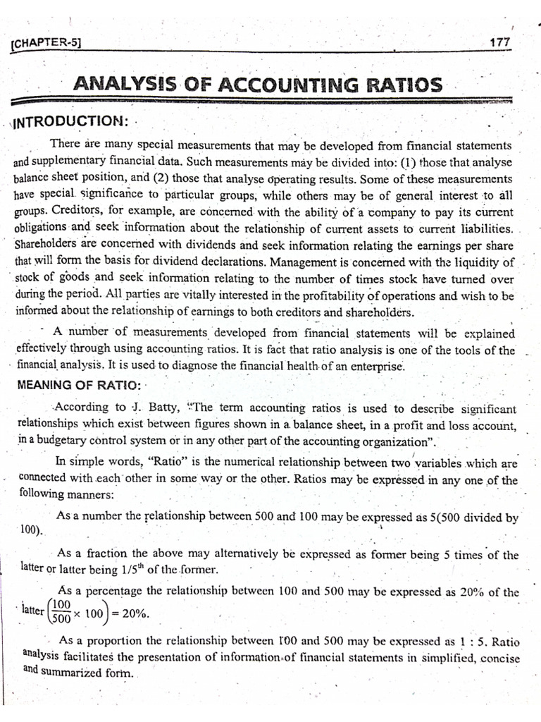 Ratios Full Chapter Sohail Afzal | PDF