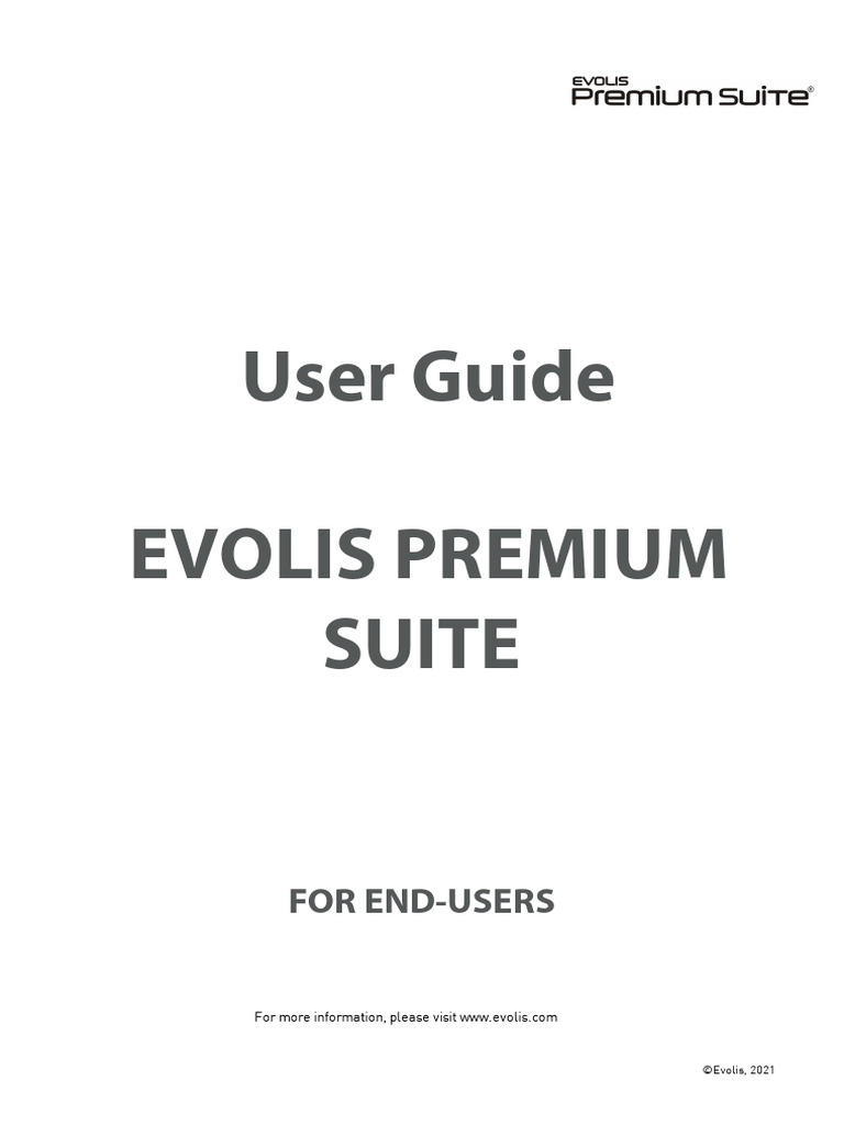 Evolis Premium Suite - User Guide | PDF | Printer (Computing) | Installation (Computer Programs)