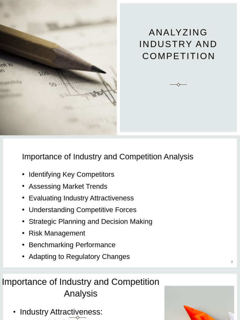 Industry and Competition Analysis Guide | PDF | Business | Economies
