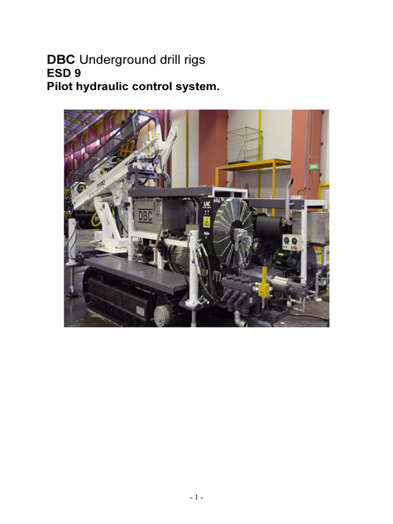 ESD 9 Hydraulic Control Overview | PDF | Valve | Pump