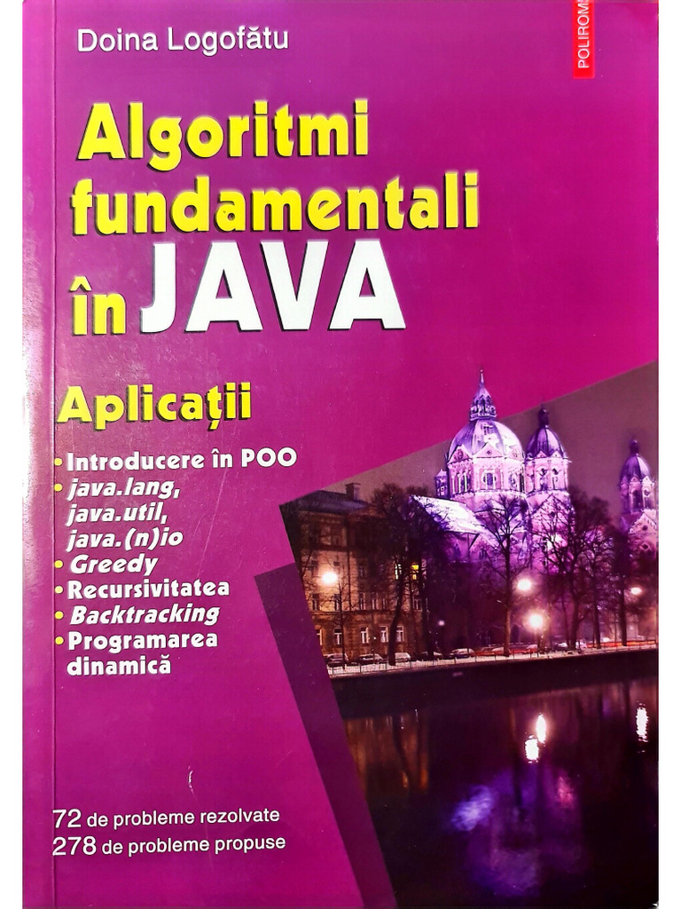 Doina Logofatu - Algoritmi Fundamentali in Java | PDF