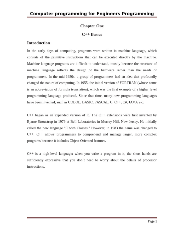 c++ Programming 1 Manfg | PDF | Data Type | Integer (Computer Science)