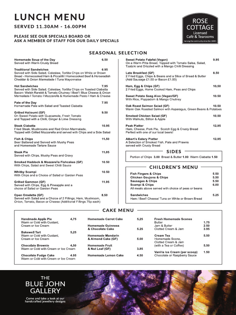 lunch menu | PDF