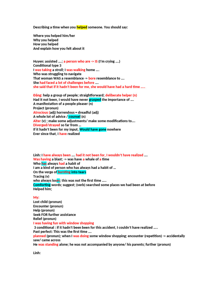 Lesson 3 - Part 1 2 practice | PDF | Pronoun