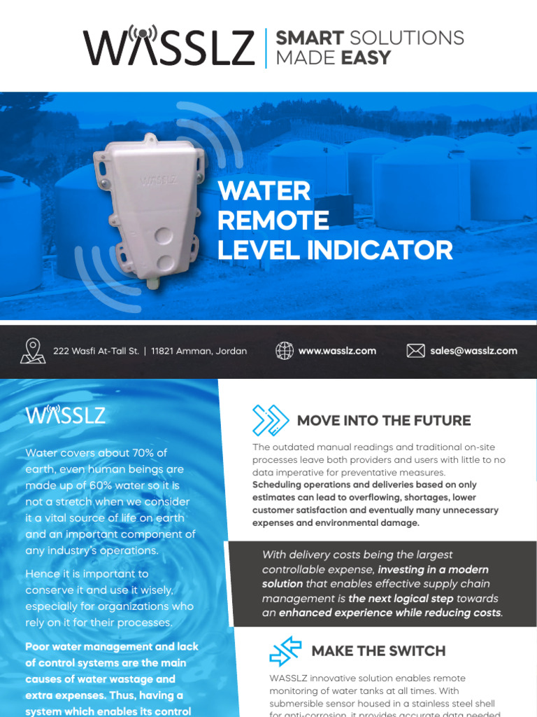 WASSLZ Brochure Water | PDF | Water | Water Conservation