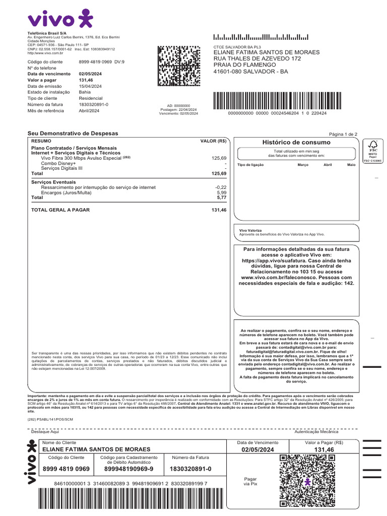 Comprovante de Residência | PDF