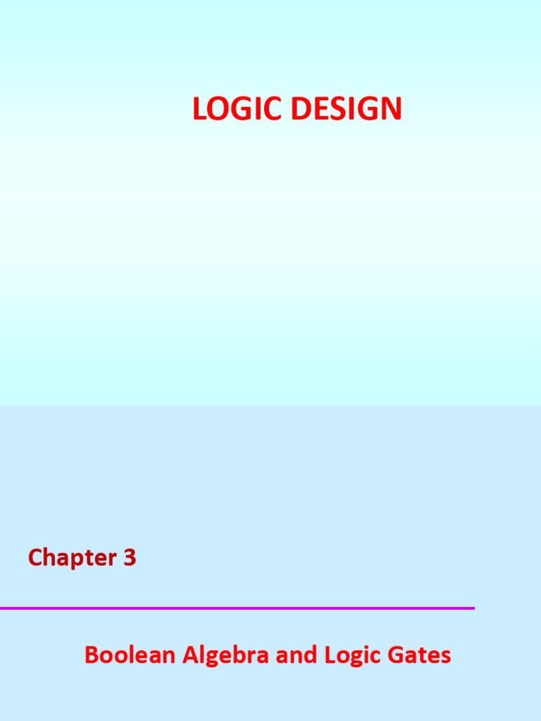 Boolean Algebra and Logic Gates Guide | PDF | Boolean Algebra ...